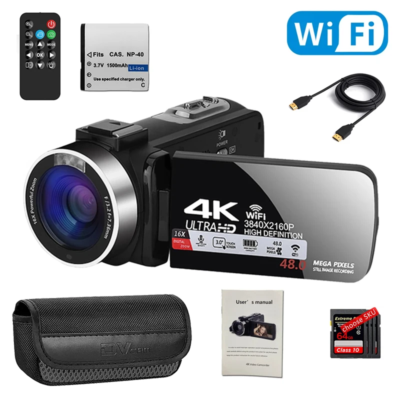 4k-Camera-Professional-Camcorder-for-Youtube-Vlog-Streaming-16x-Digital ...