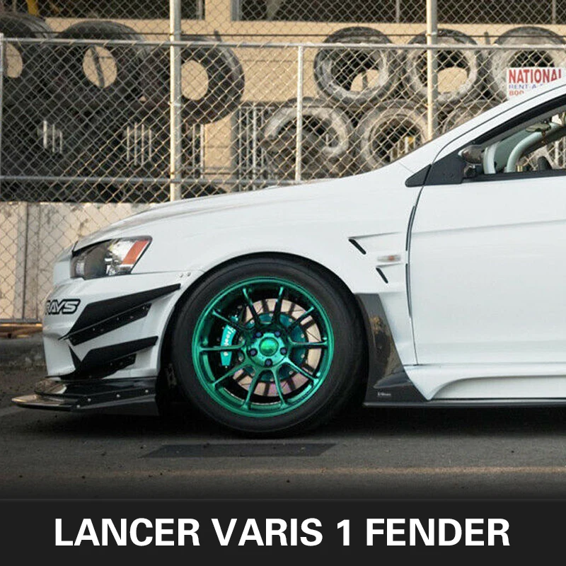 Car-Body-Kit-Front-Fender-For-Mitsubishi-Lancer-08-15-EVO-X-Varis-1-Frp ...