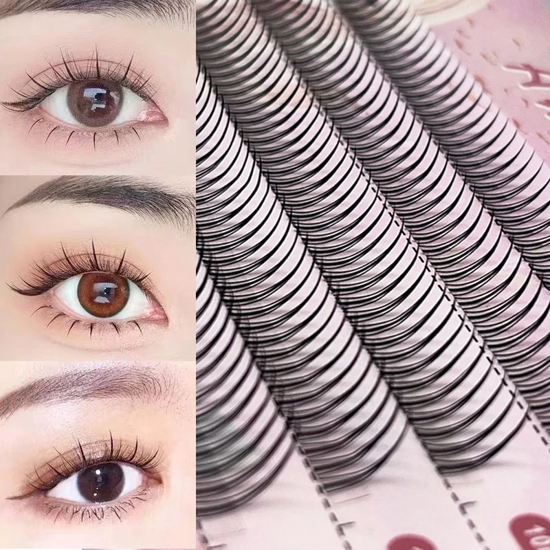 New A/M Shape Professional Makeup Individual Lashes Cluster spikes ...