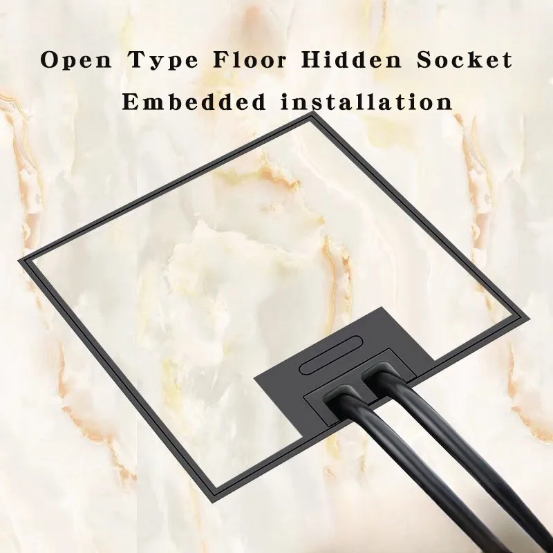 130mm-130mm-Open-Type-Floor-Hidden-Socket-Embedded-Installation-EU-FR ...
