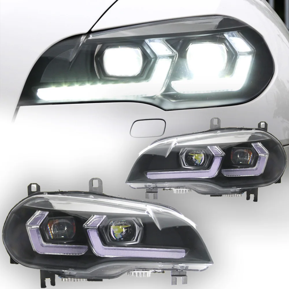 AKD-Car-Lights-for-BMW-X5-E70-LED-Headlight-Projector-Lens-2007-2013 ...