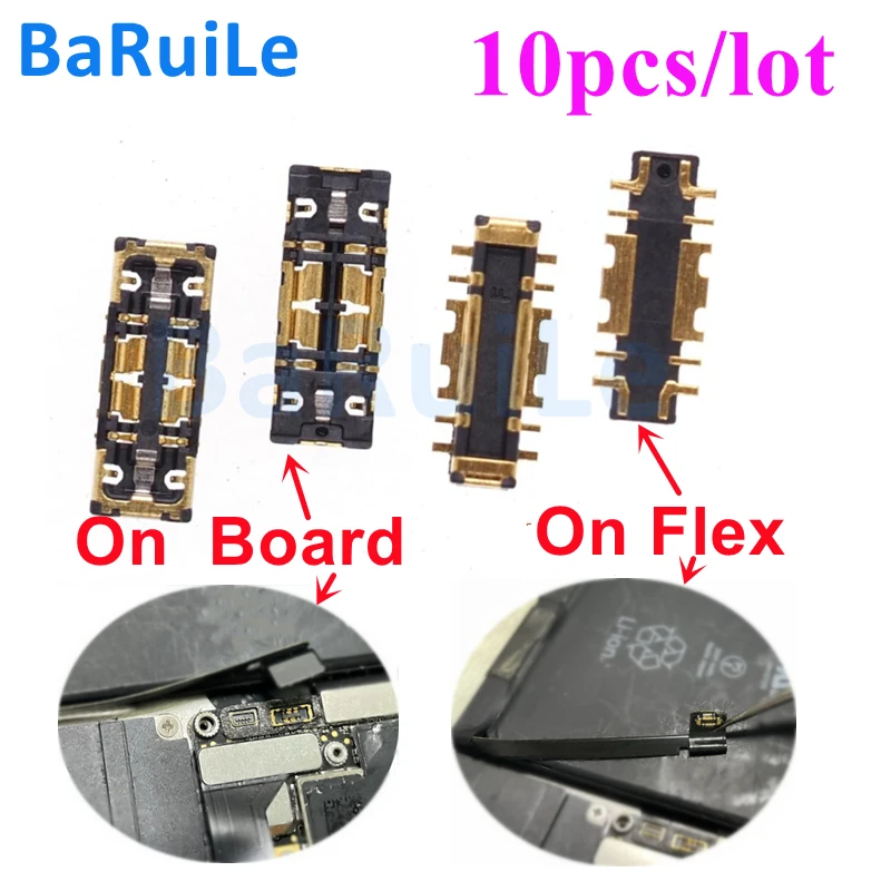 BaRuiLe-10pcs-FPC-Battery-Connector-For-iphone-11-12-13-Pro-Max-14-XS ...
