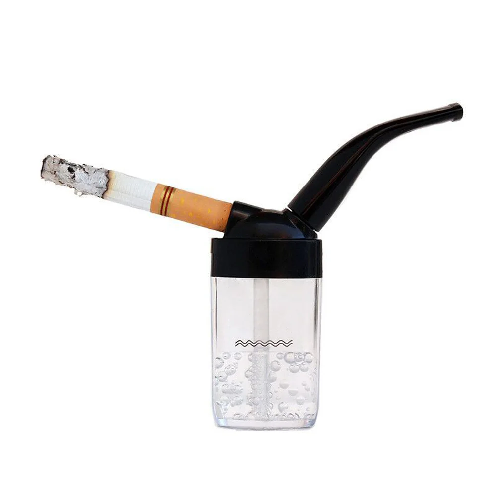 Plastic Glass Healthy Pipes Portable Mini Hookah Shisha Water Tobacco ...