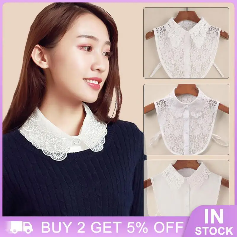 Fake-Collar-Half-Shirt-Girls-Decoration-Blouse-Detachable-Collar-False ...