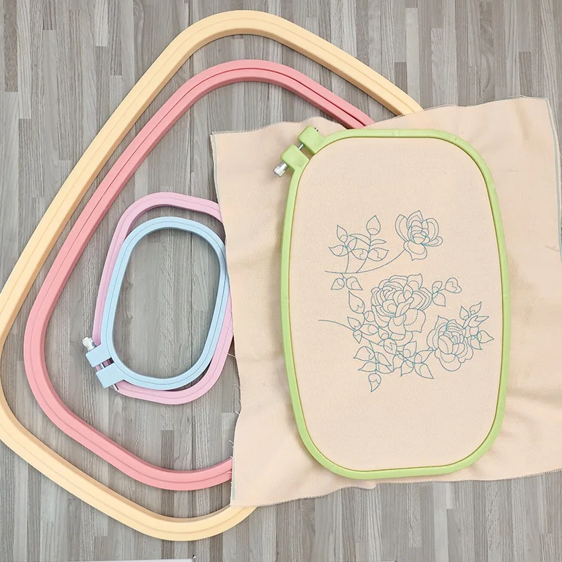 Random Color Square Circle Hand Sewing Accessories Adjustable 1Pcs ...