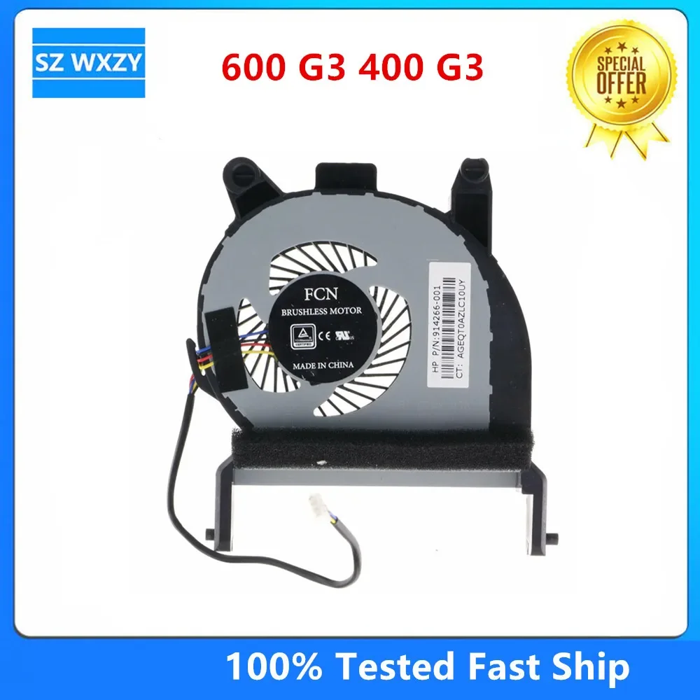 NEW-For-HP-ProDesk-Mini-PC-600-400-G3-CPU-Cooling-Fan-914266-001-100 ...