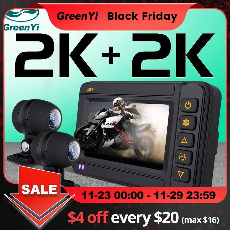 GreenYi-2K-2560-1440-WiFi-Motorcycle-Box-DVR-Dash-Cam-HD-Front-Rear ...