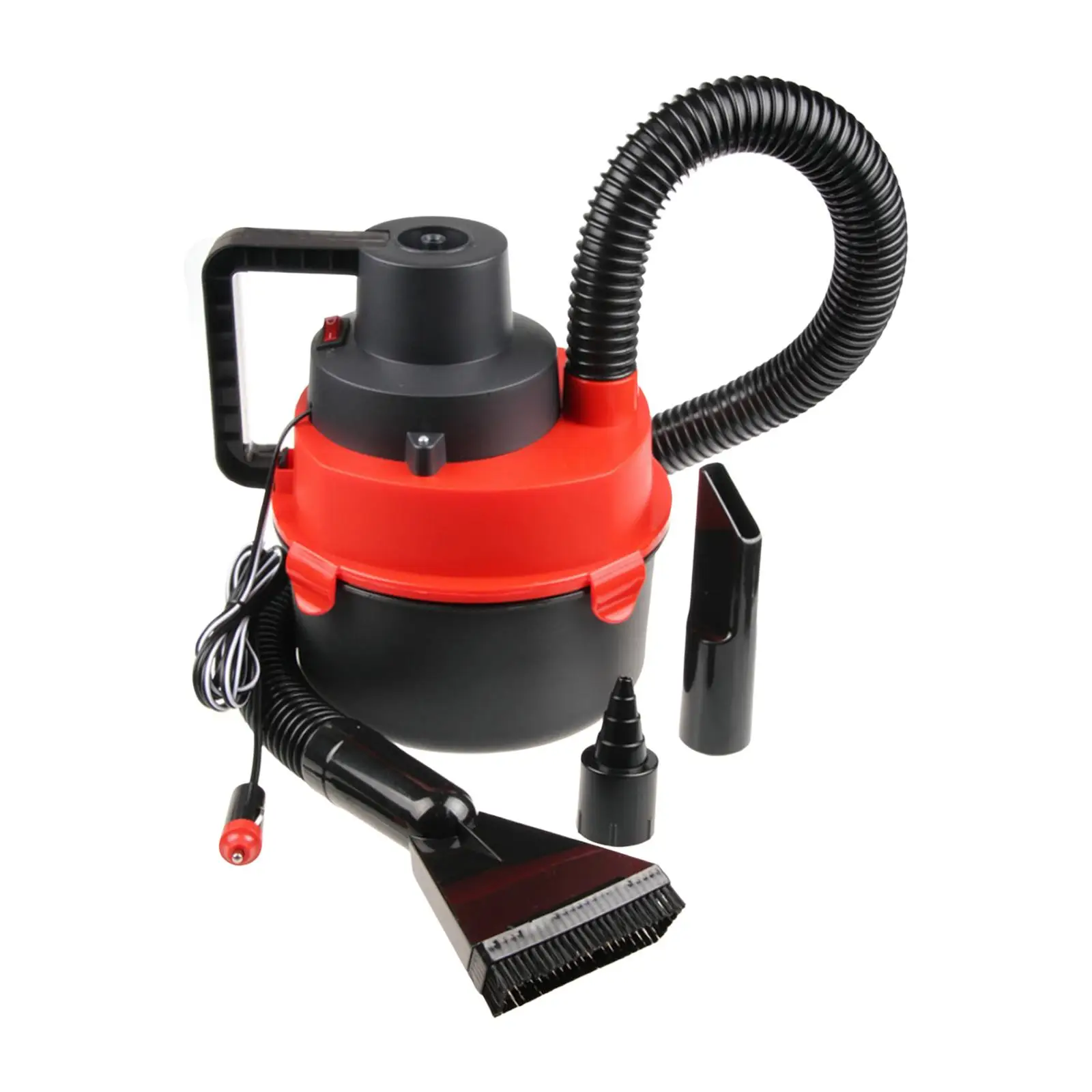 12 Volt Wet Dry Car Auto Canister Vacuum with 3 Piece Accessory Kit Wet ...