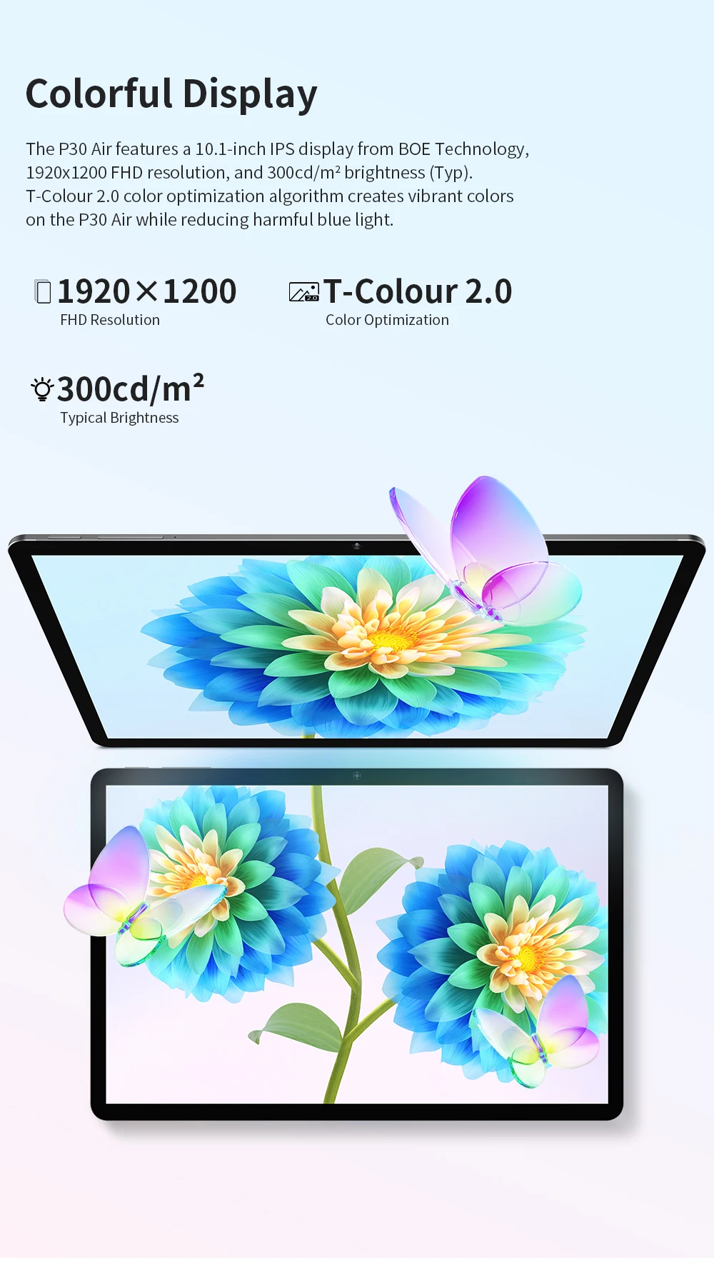 Teclast P30 Air планшет, экран 10,1 дюймов, Android 12, 4 Гб ОЗУ 64 Гб ...