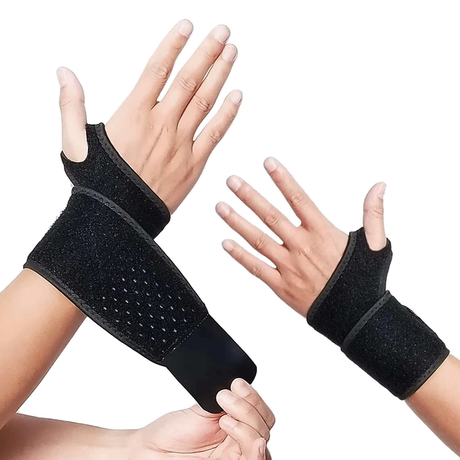 Wrist Support Brace Wrist Stabilizer Adjustable Wrist Bandages ...