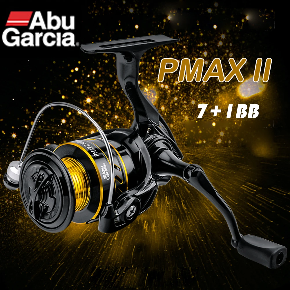 아부 가르시아 스피닝 낚시 릴, 알루미늄 스풀, 최대 8kg 릴, 5.0:1 5.1:15.2:1, 7 + 1BB 베어링, PMAX II, 신제품| | - AliExpress