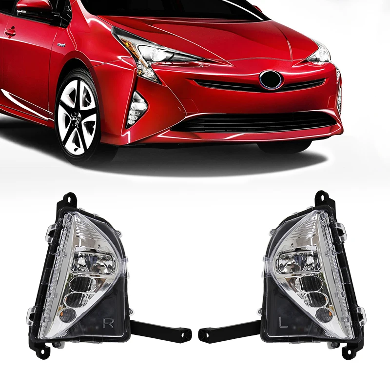 For-Toyota-Prius-2016-2017-2018-Car-LED-Daytime-Running-Light-DRL-White ...