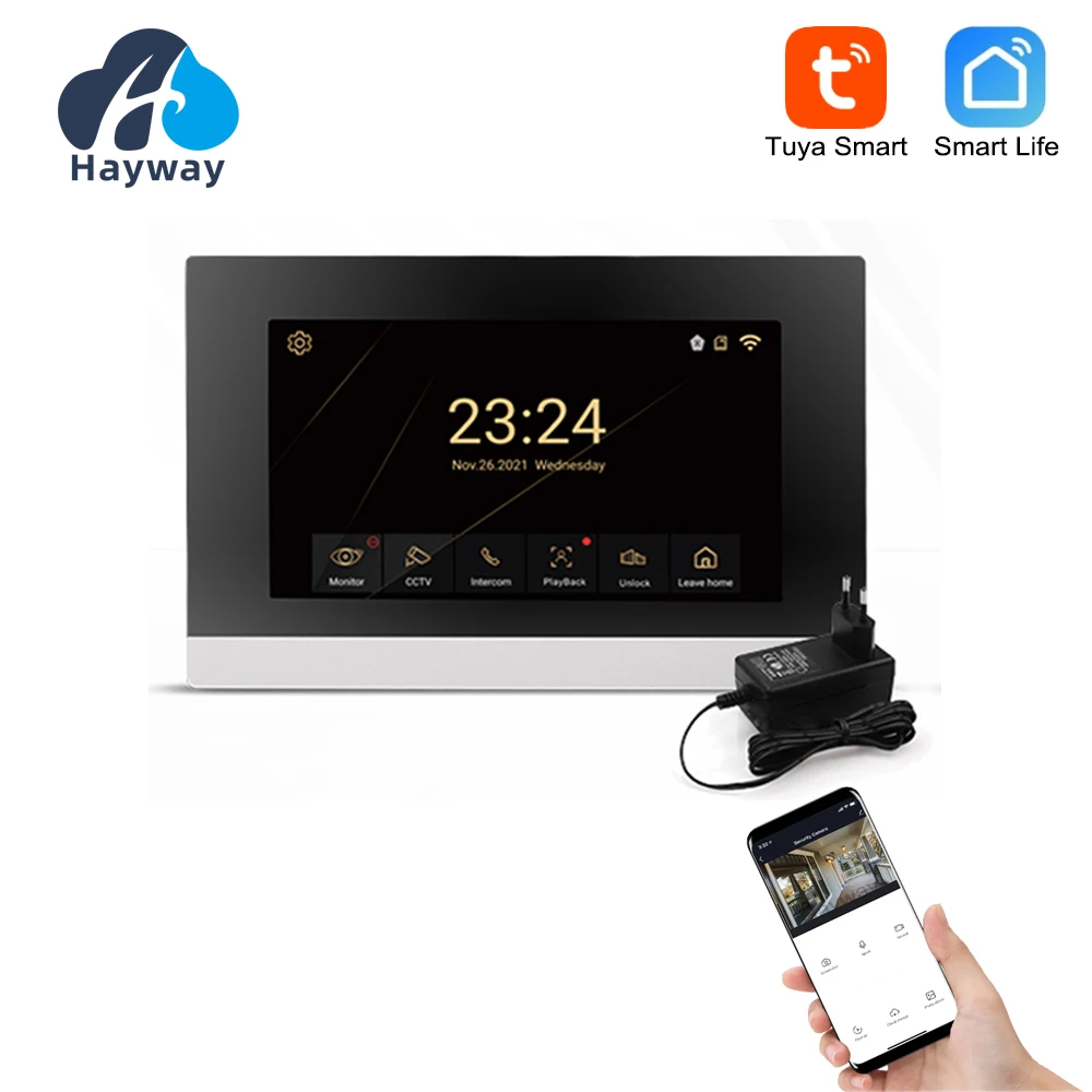 Smart-villa-video-intercom-display-1080P-full-touch-screen-wireless ...