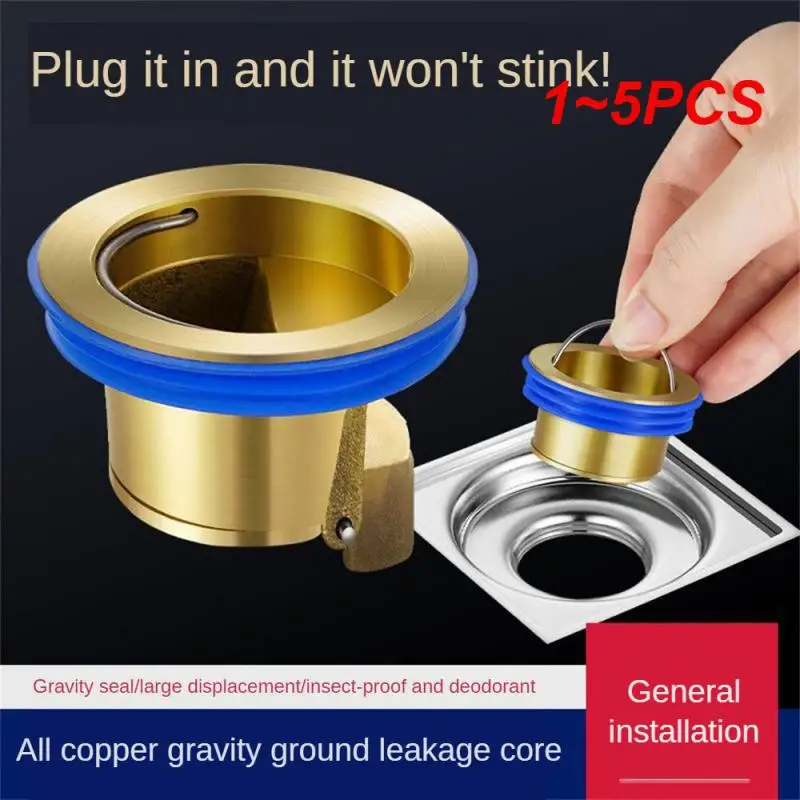 1-5PCS-One-Way-Valve-Shower-Drainer-Insect-Prevention-Seal-Stopper-Anti ...