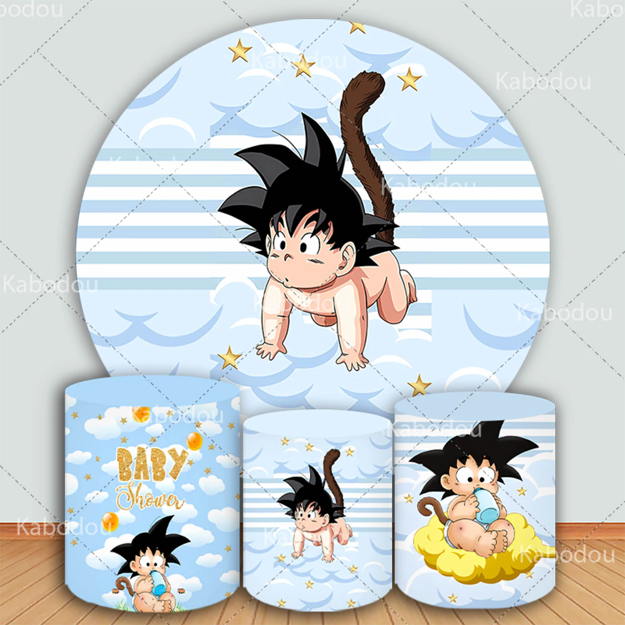 Dragon-Ball-Baby-Round-Backdrop-Kids-Birthday-Party-Decoration ...
