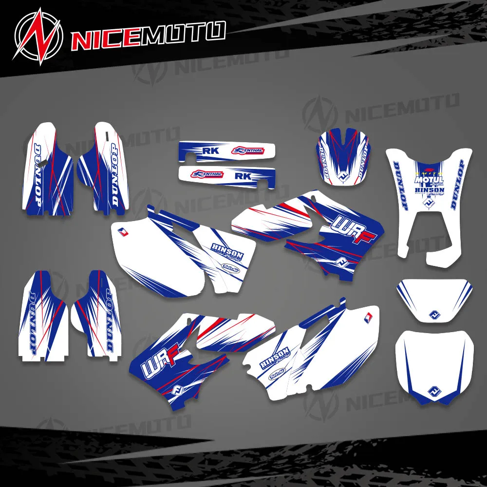 NICEMOTO-Graphics-Backgrounds-Decal-Sticker-For-Yamaha-WR250F-WR450F ...