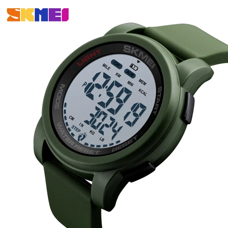 SKMEI-Calorie-Pedometer-Sport-Step-Meter-Range-watches-Luminous ...