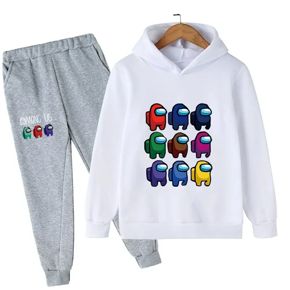 Conjunto de 2 piezas de sudadera y pantalones con estampado de dibujos animados de Sonic para ...