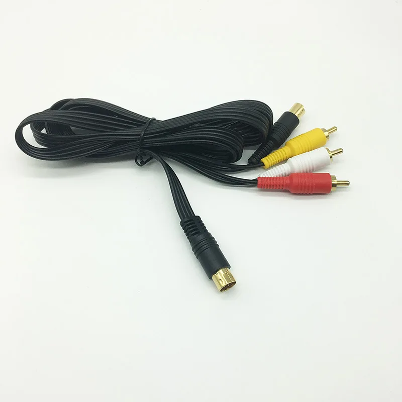New-Gold-Plated-SAV-RCA-Audio-Video-Composite-Cable-Cord-for-Sega ...