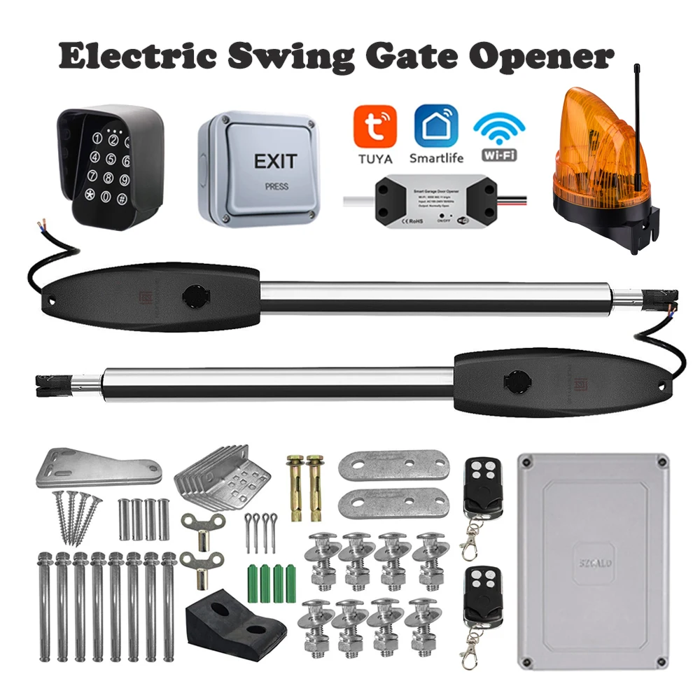 Heavy-Duty-Solar-Dual-Automatic-Gate-Opener-Kit-for-Swing-Gates-Up-to ...