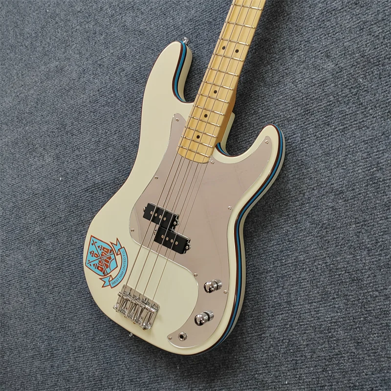 Classic Manufacturing 4-String Electric Bass Guitar Painted Body ...
