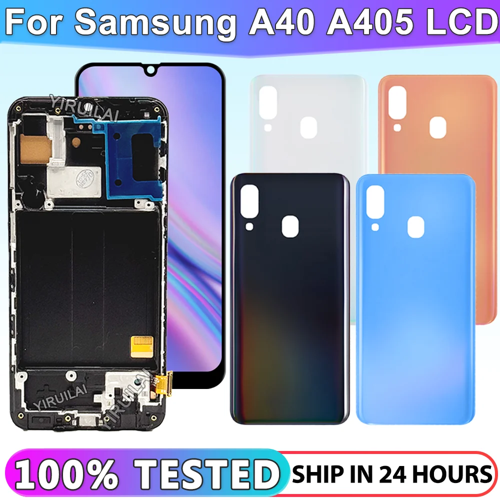 For Samsung A40 LCD 2019 A405 LCD display touch Screen Digitizer ...