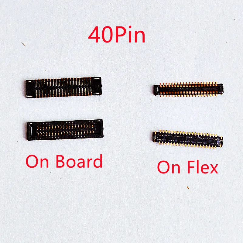 10Pcs-40pin-LCD-Display-FPC-Connector-On-Board-Screen-Flex-Plug-Port ...