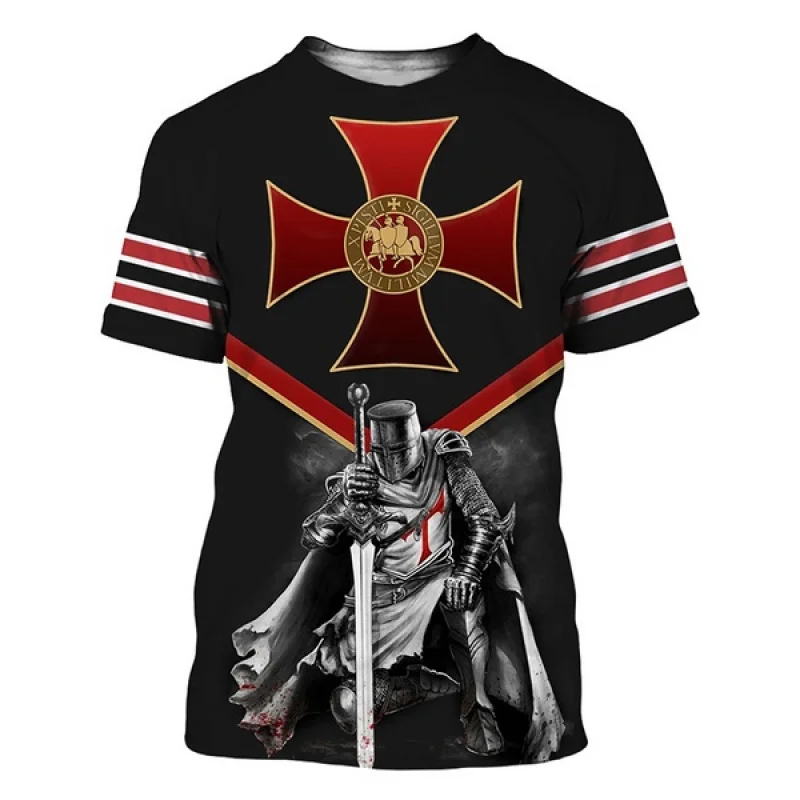 1 Piece Custom Your Picture New Arrival Knight Templar 3D Print Men'S ...