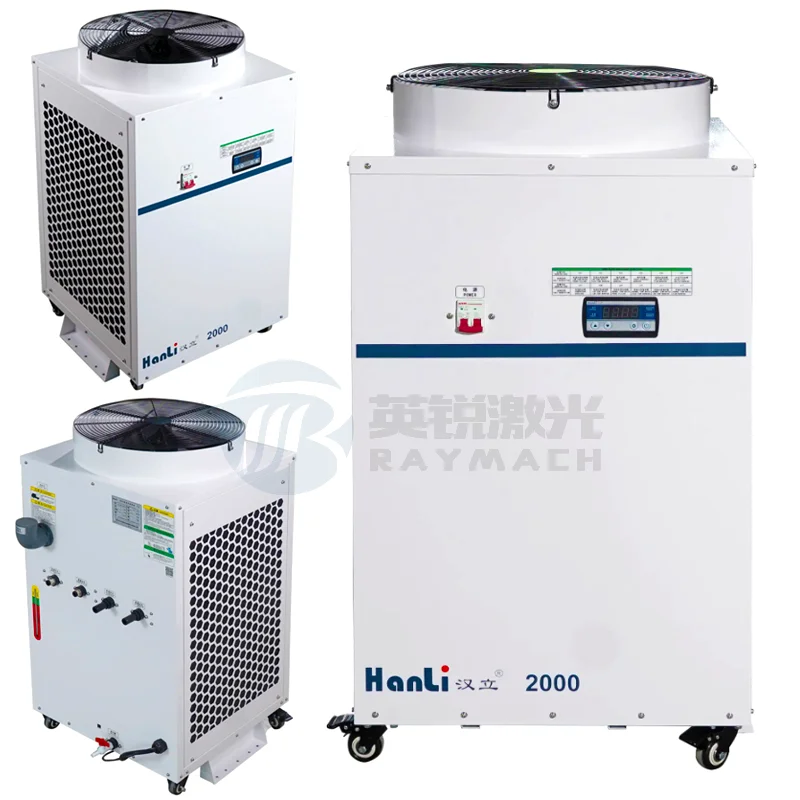Water Chiller HanLi HL1500-QG2/2 Continuous Fiber Laser Tank Volume 13L ...