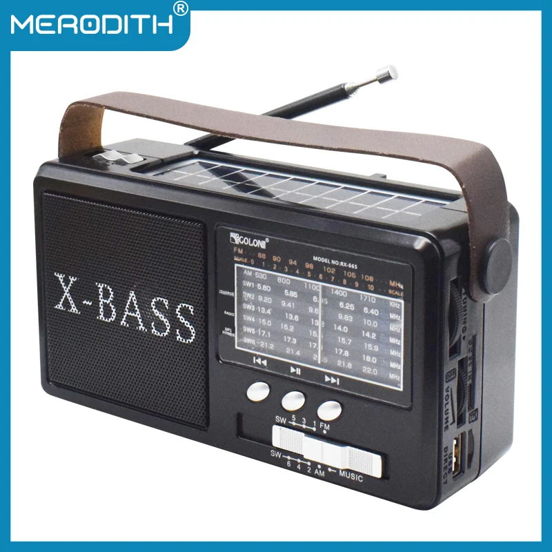 Portable-solar-panel-radio-FM-AM-SW6-short-wave-radio-with-flashlight ...