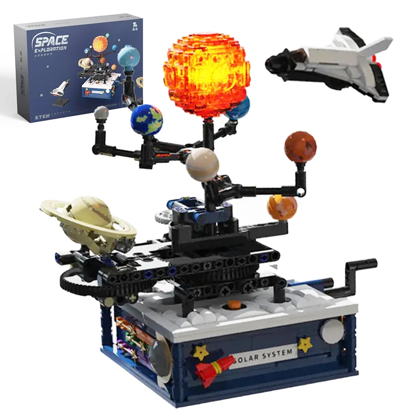 775PCS-Creative-Rotating-Solar-System-Building-Blocks-Space-Earth-With ...