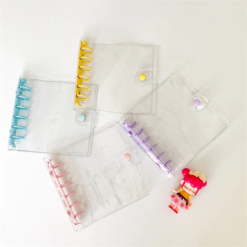 A7-Square-Binder-Notebook-Cover-Photo-Sticker-Collect-Grid-Blank-Diary ...