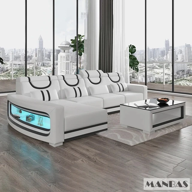 Upgrade Your Living Room with MINGDIBAO Italian Genuine Leather Sofa ...
