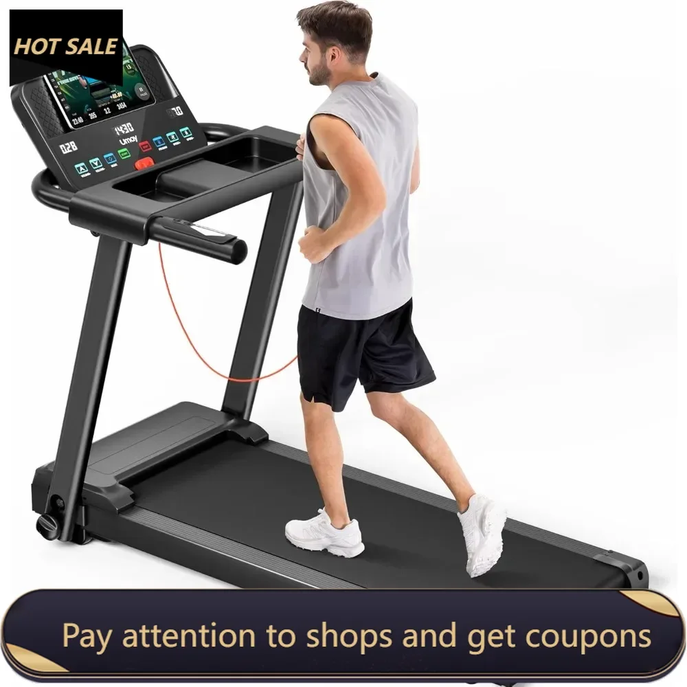 Treadmills-for-Home-3-0HP-Quiet-Brushless-Folding-Treadmill-with-Heart ...