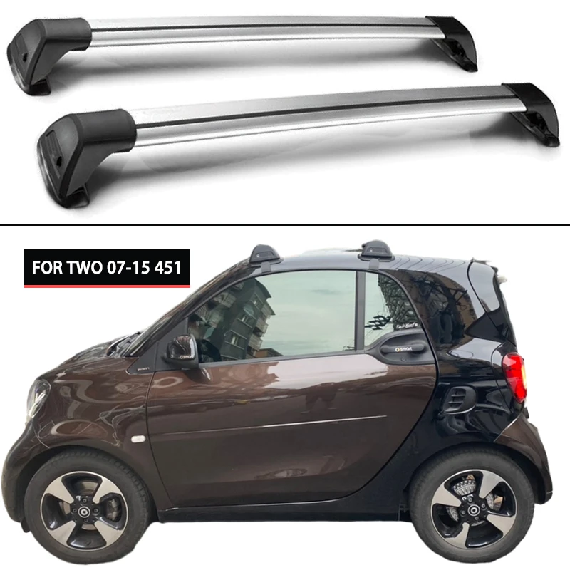 2 pcs For Mercedes Benz smart TWO 2 door 2009 2020 451 453 roof bar car special aluminum alloy belt lock shooting CORSS RACK AliExpress 34