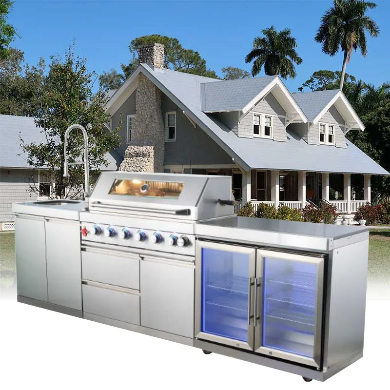 Stainless-Steel-BBQ-Kitchen-Cabinet-Modular-Outdoor-Barbeque-Kitchen ...