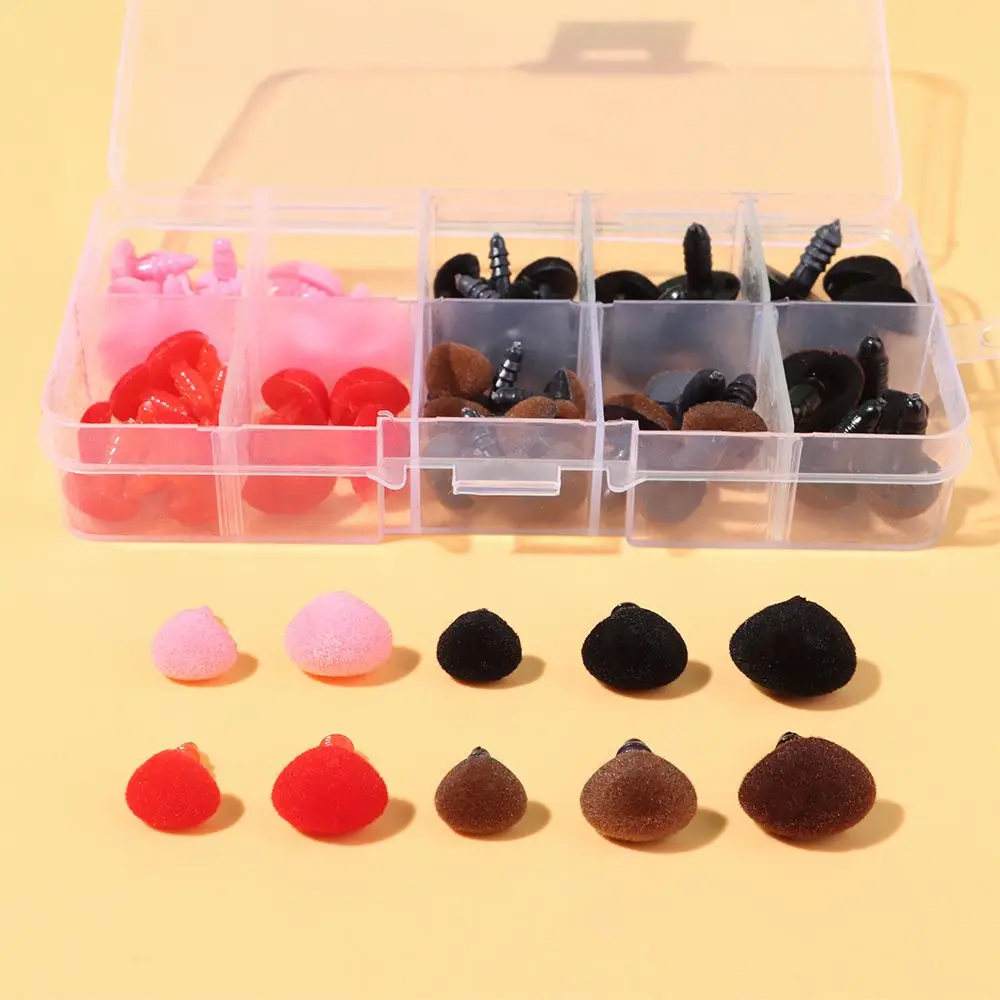 70pcs-set-DIY-Stuffed-Craft-Puppet-Flocking-Triangular-Safety-Nose-with ...