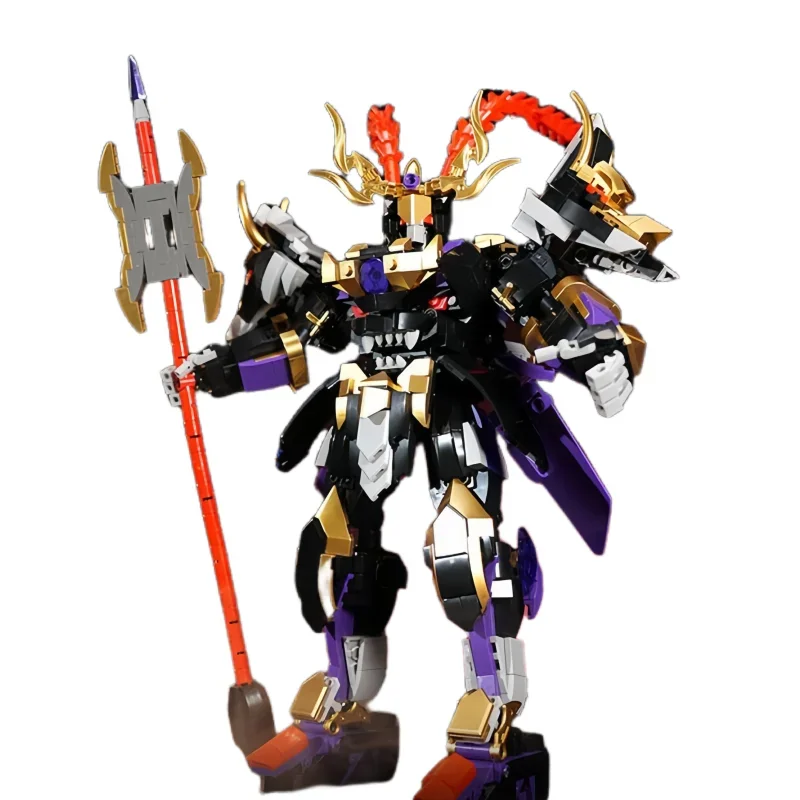 Guofeng-Mecha-Robot-Series-God-of-War-Lu-Bu-Collection-Figure-Assembly ...