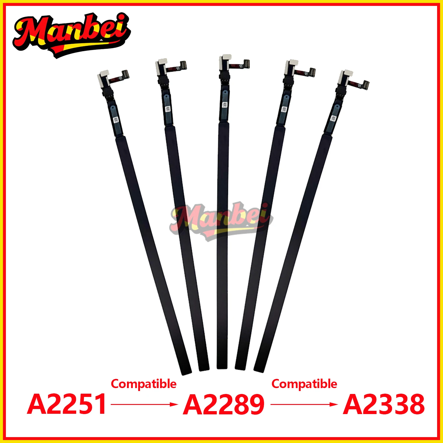 Otiginal Laptop Touch Bar with Cable For Macbook Pro 13" A2251 A2289 ...