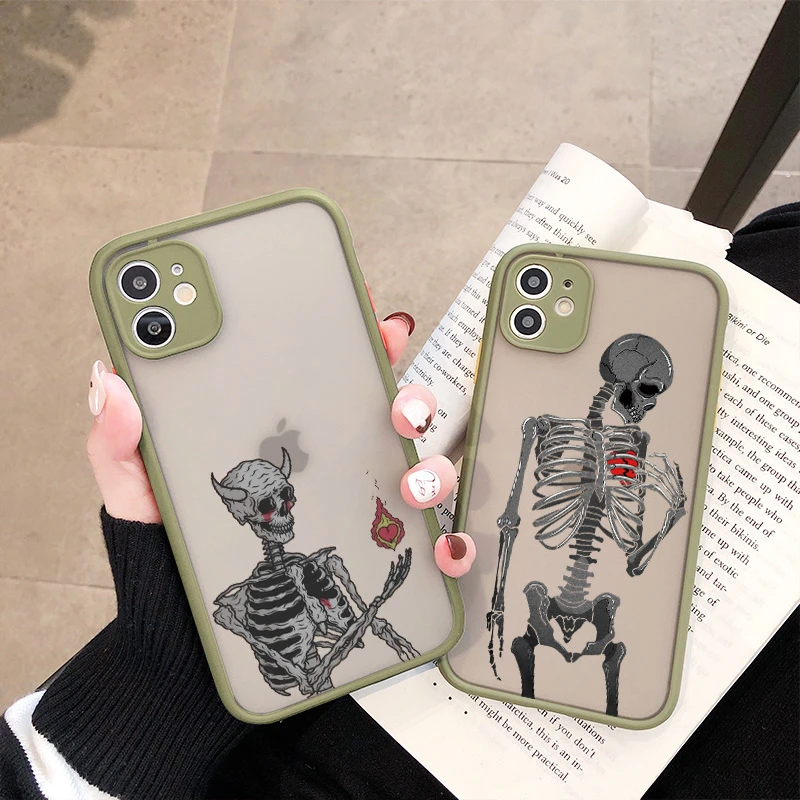 Case Iphone Skeleton | Case Iphone X Skeleton | Case Iphone 7 Plus ...