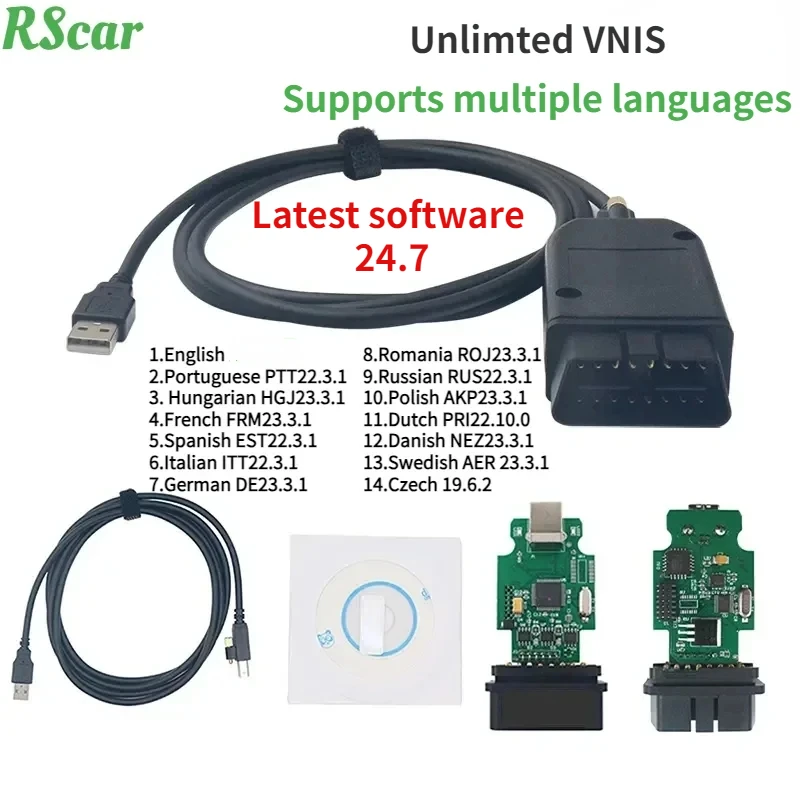 Latest-V24-7-HEX-V2-USB-Interface-Unlimited-VINs-ATMEGA162-OBD2-Scanner ...