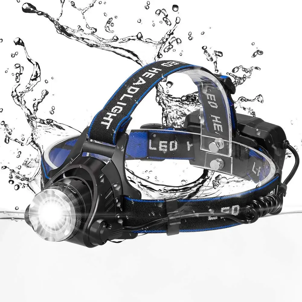 Powerful-LED-Headlamp-Rechargeable-Telescopic-Zoomable-Headlight ...