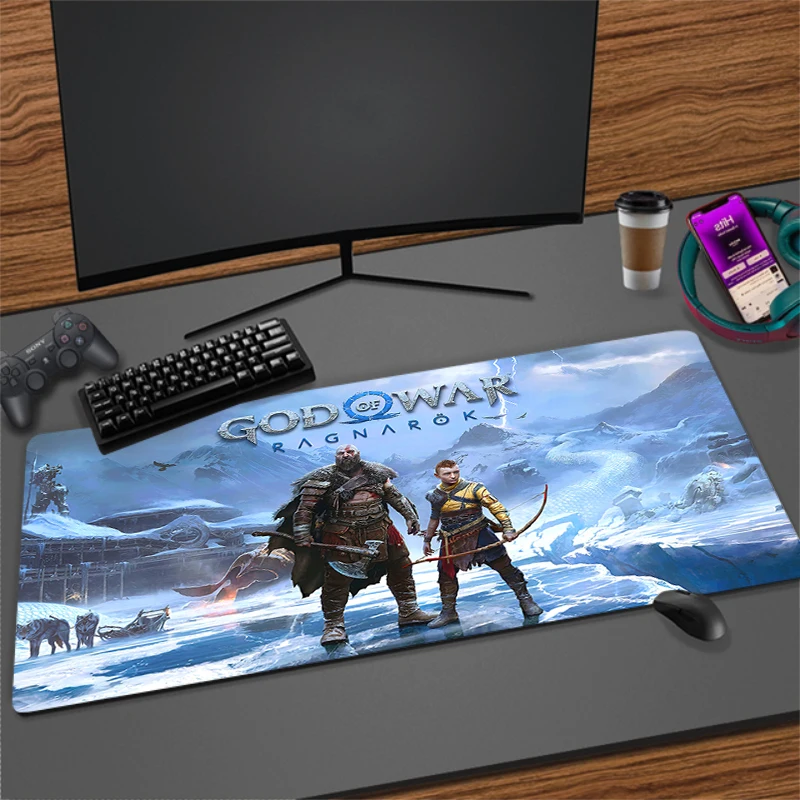 Xxl Mouse Pad God of War Gaming Accessories Keyboard Computer Desk Mat ...