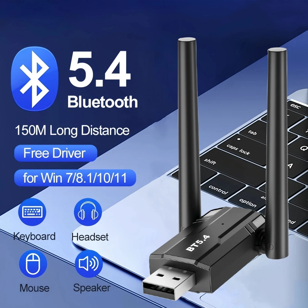 Bluetooth-Adapter-for-Pc-Usb-Bluetooth-5-4-Bluetooth-5-3-5-1-Dongle ...