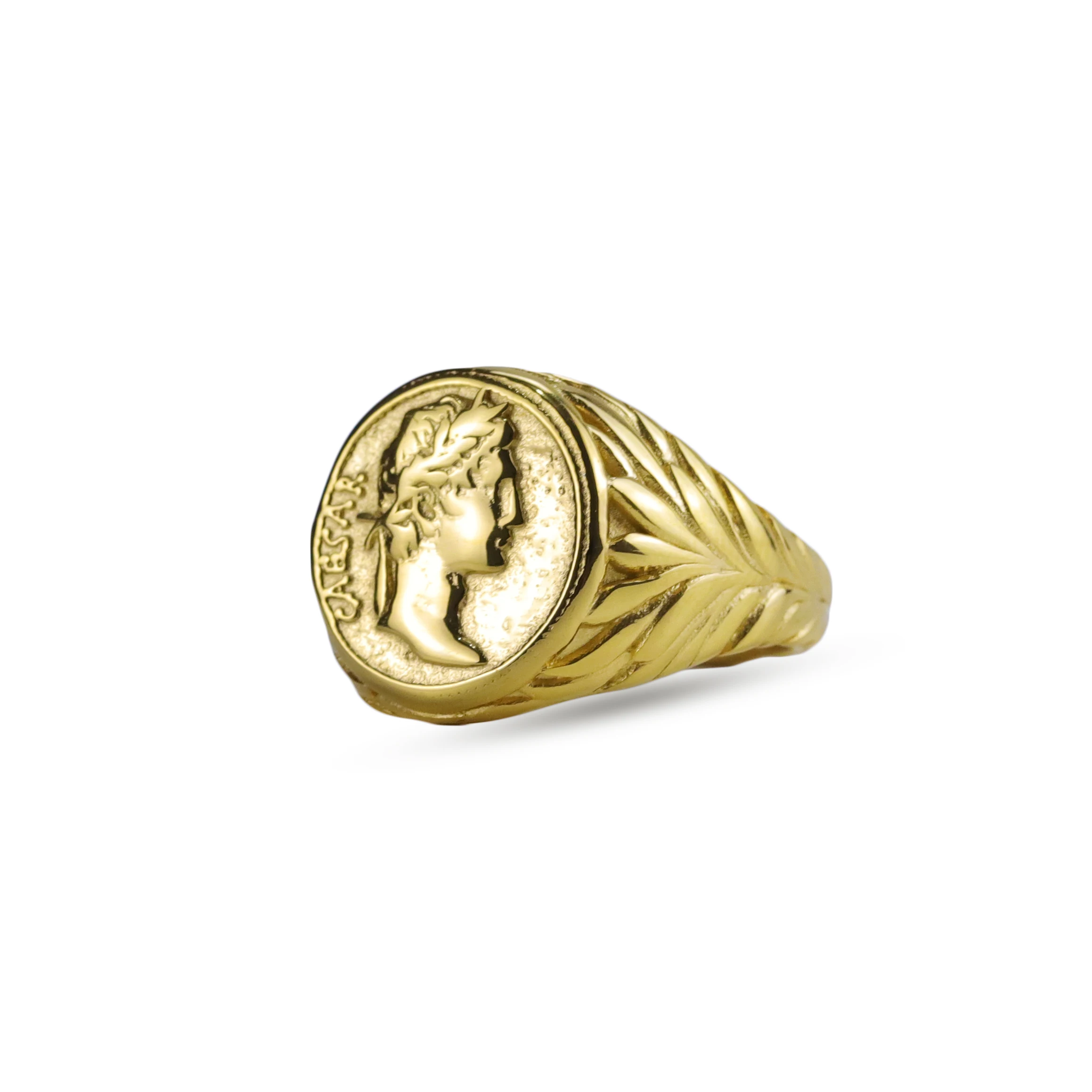 High-quality-Stainless-Steel-AUGUSTUS-Caesar-Ring-Finger-ANCIENT-Roman ...