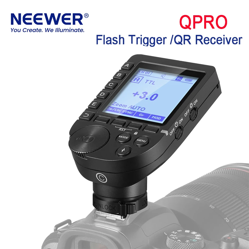 NEEWER-QPRO-TTL-HSS-Wireless-Flash-Trigger-and-QR-Receiver-with-LCD ...