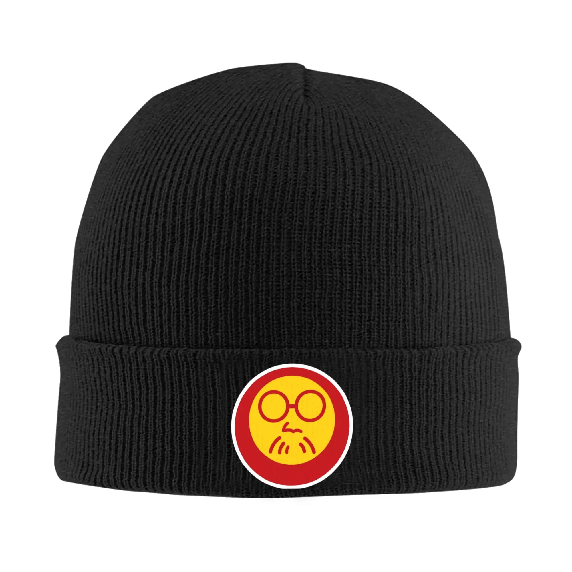 Female Male Sakamoto Days Daruma Face Beanie Hats Street Knitting Hat ...