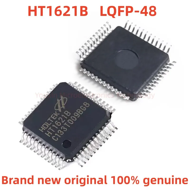 Original genuine HT1621B silk screen HT1621 SMD LQFP-48 256kHz LCD LCD ...