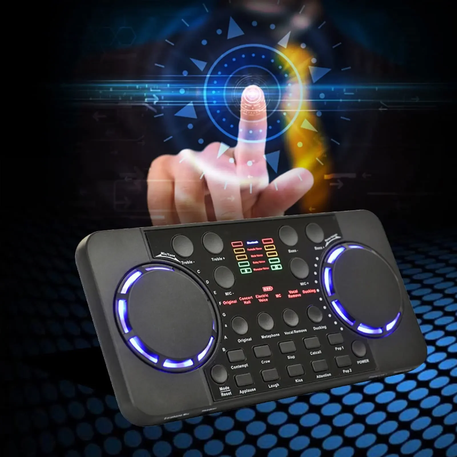 V300-Pro-Sound-Mixer-Bluetooth-Supported-Audio-Input-Consale-DJ-Device ...