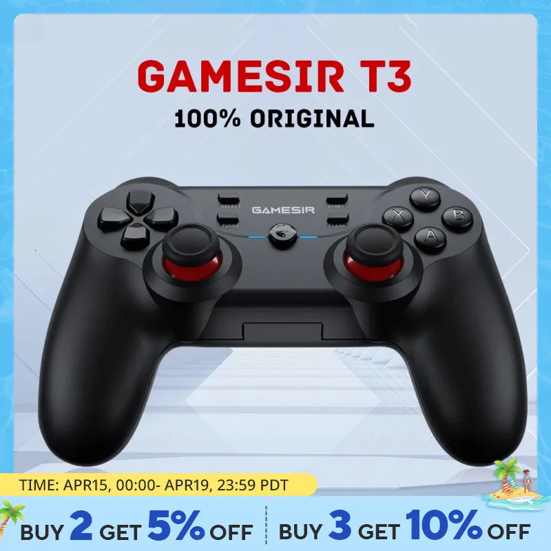 Original-GameSir-T3-Wireless-Gamepad-Game-Controller-PC-Joystick-for-Android-TV-Box-Desktop ...